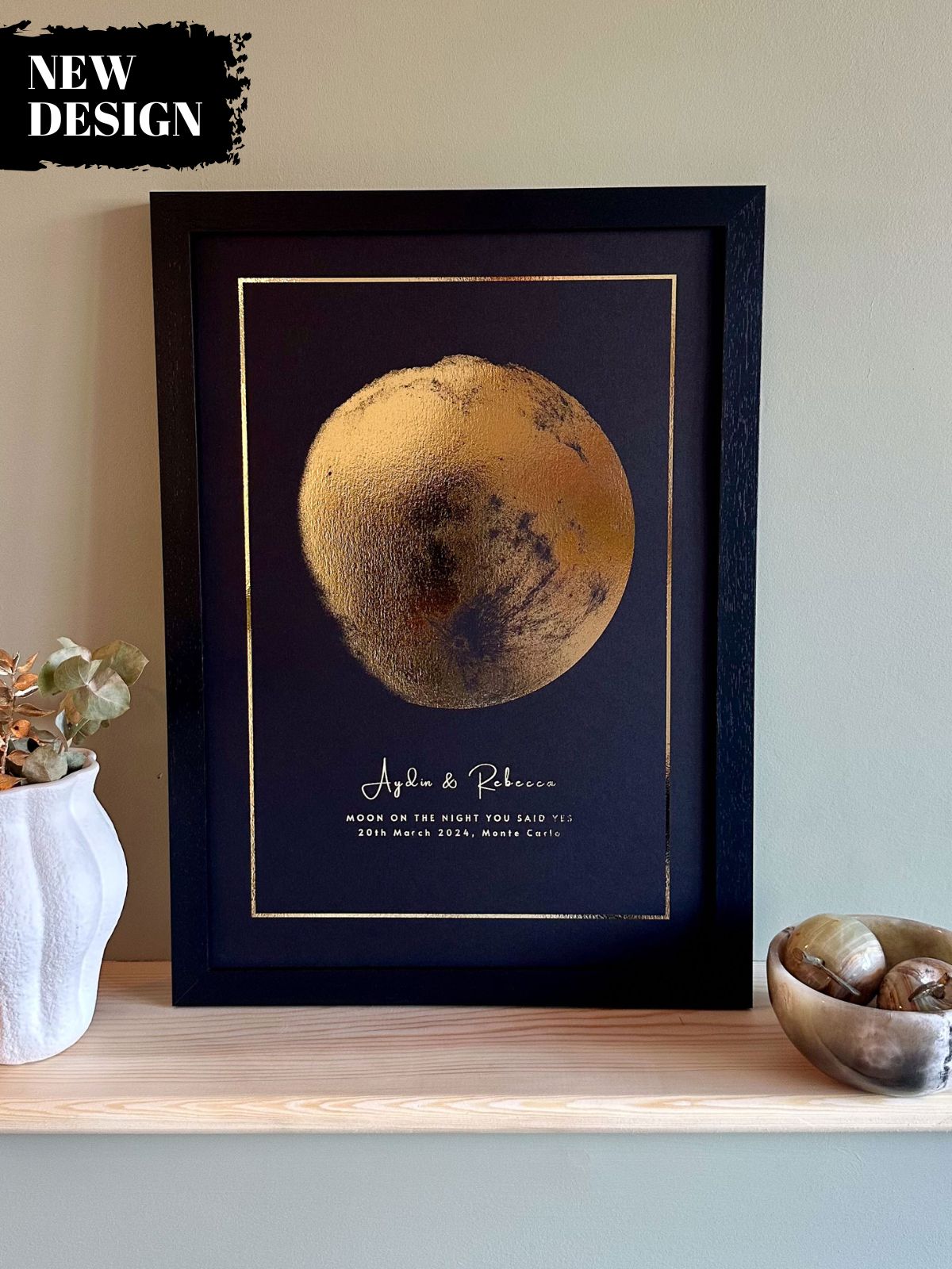 Custom Foil Moon Phase Foil Print – More Than Foil